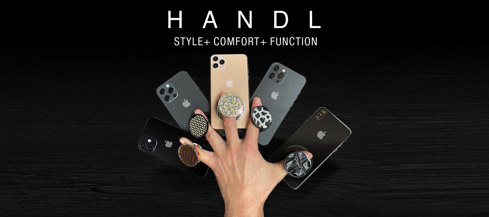 HANDL New York | The Perfect Phone Grip + Stand